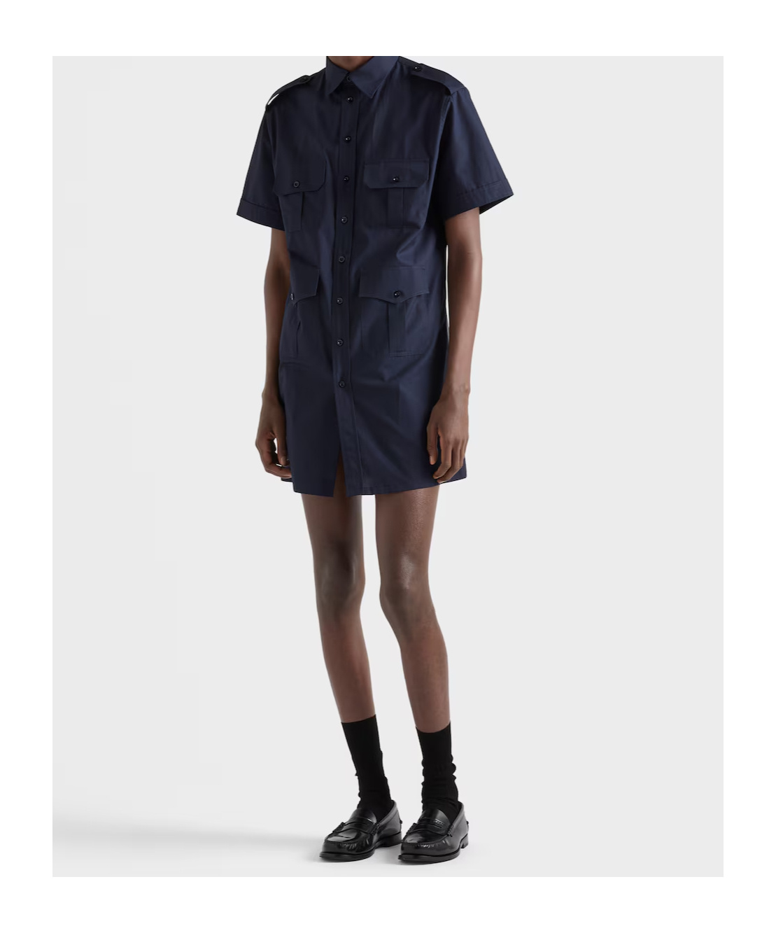 PRADA Short-sleeved cotton shirt